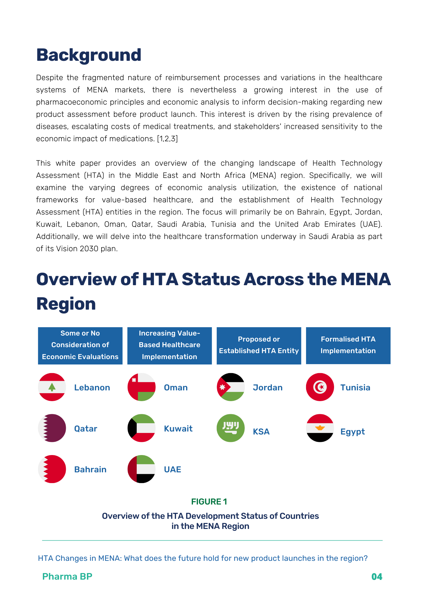 HTA Changes in MENA: What Does the Future Hold for New Product Launches ...